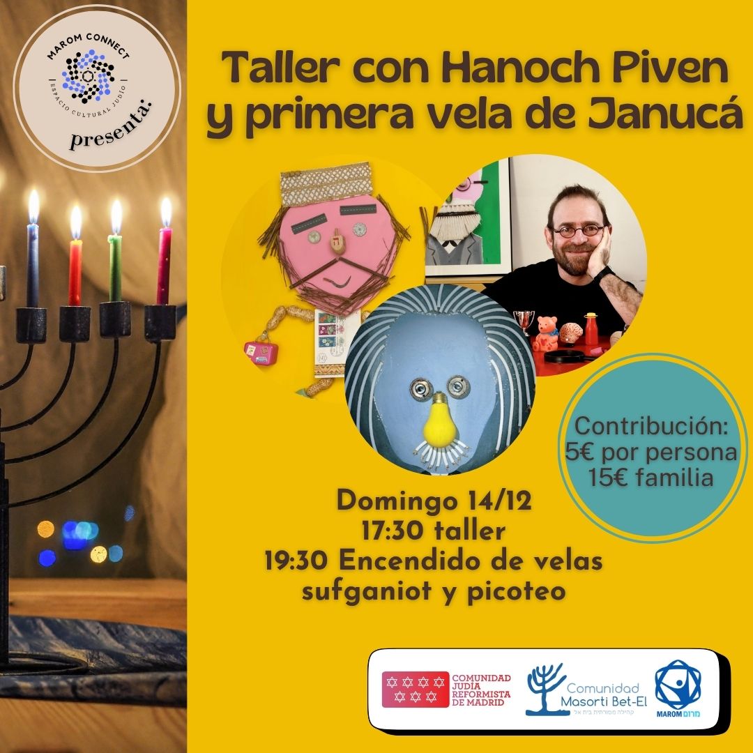 Taller de arte con Hanoch Piven organizado por Marom Connect